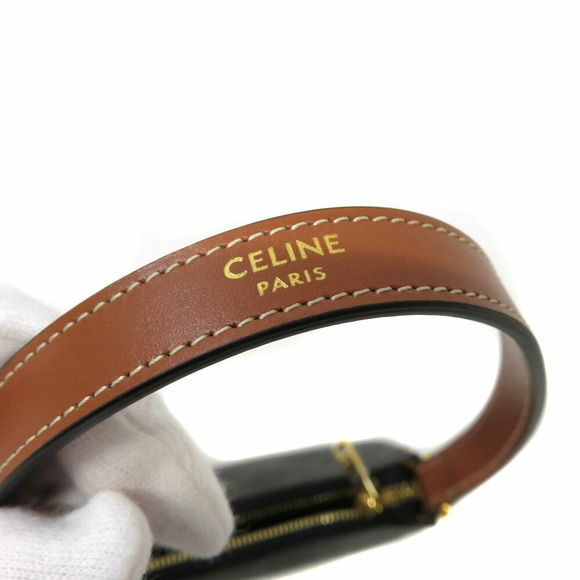 Celine | Bags | Celine Mini Ava Triomphe Handbag Brown Tan | Poshmark